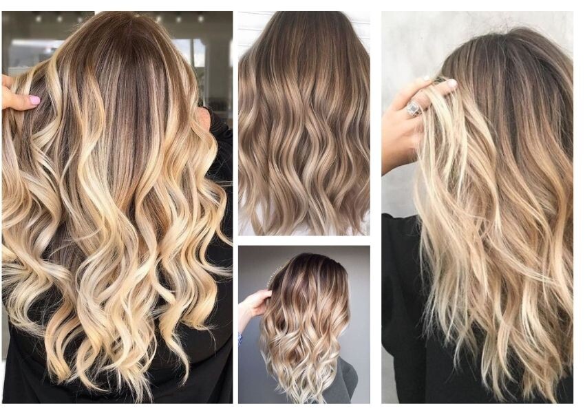 Stilvolle Blonde Strahnchen Bei Dunklen Haaren Ebenbild