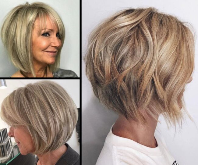 Bob Frisuren Gestuft ab 50 *Neue Trends & Jüngerer Look* – Frisuren