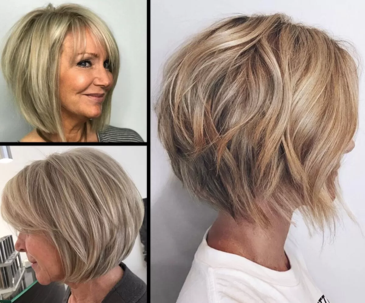 Bob Frisuren Gestuft ab 50 *Neue Trends & Jüngerer Look* – Frisuren