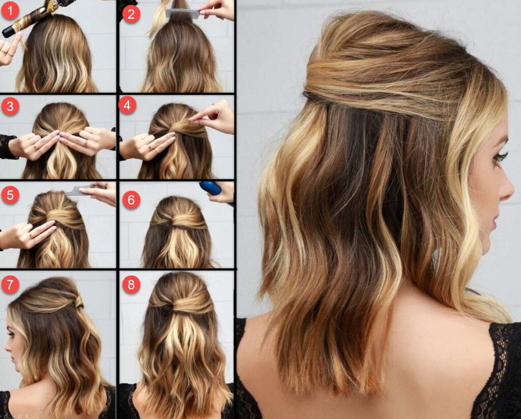 Einfache Frisuren Fur Schulterlange Haare