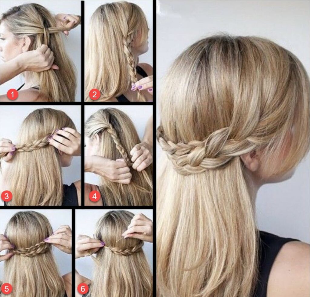 Einfache Frisuren für Anfänger Schulterlange Haare: *Top-Ideen und ...