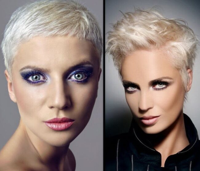 Luxus Kurzhaarfrisuren 2023 Frauen Fotos