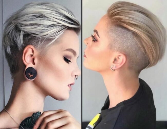 Undercut Frech Kurzhaarfrisuren Perfekte Look Für Mutige Frauen