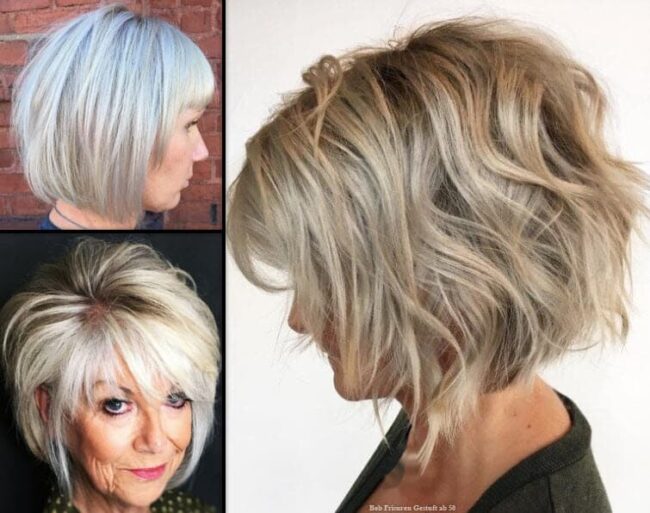 Bob Frisuren Gestuft ab 50 *Neue Trends & Jüngerer Look* – Frisuren