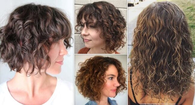Leichte Dauerwelle bei Dünnen Haaren | *Traumlocken & Fülle* – Frisuren