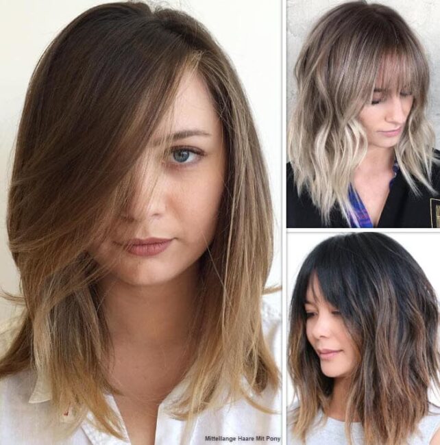 Mittellange Haare mit Pony | *Dein Guide für den Trendlook* – Frisuren