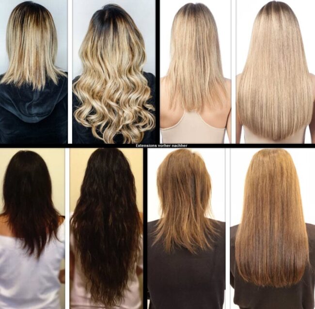 Extensions Vorher Nachher | *Atemberaubende Haar Verwandlungen* – Frisuren