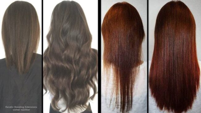 Bonding Extensions Vorher Nachher