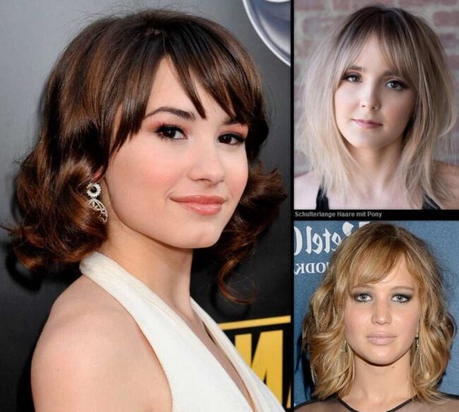 Schulterlange Haare mit Pony | **Ihr Weg zum Traumlook** – Frisuren