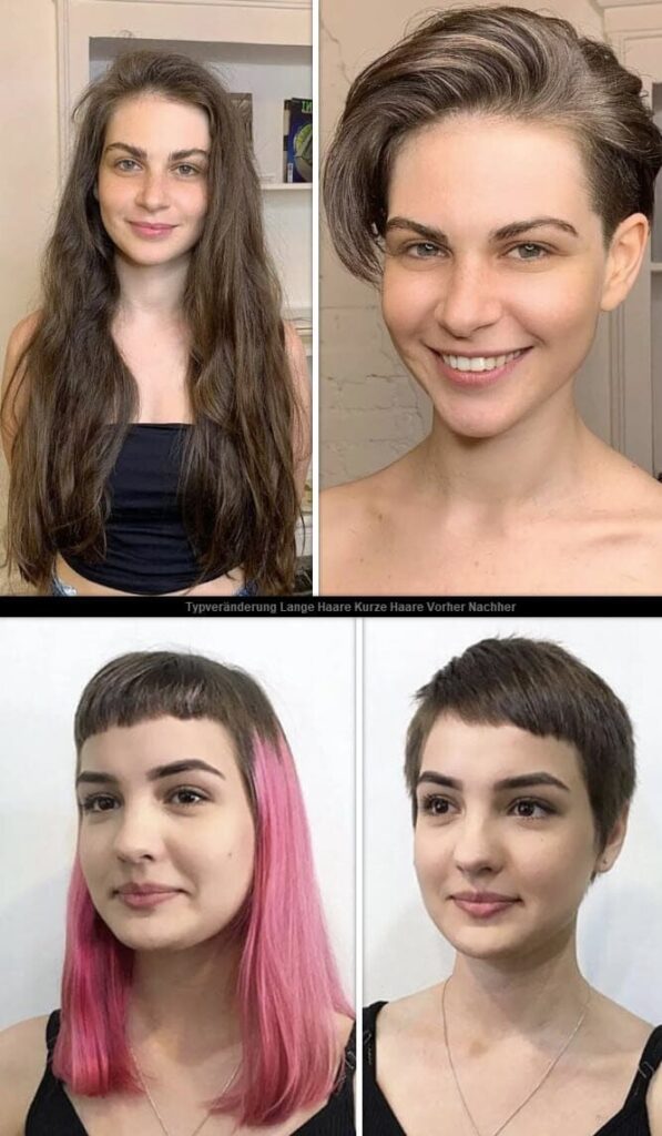 Typveränderung Lange Haare Kurze Haare Vorher Nachher | *Verwandlung* – Frisuren