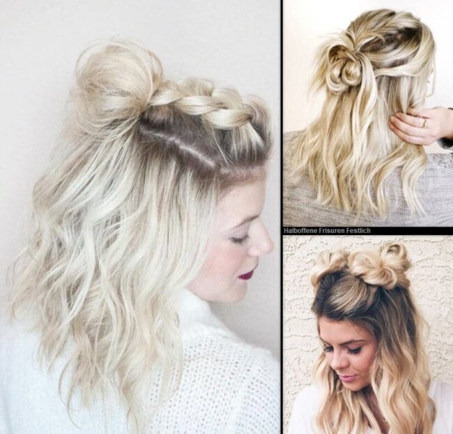 Halboffene Frisuren Festlich | **Verblüffende Styles Enthüllt!** – Frisuren