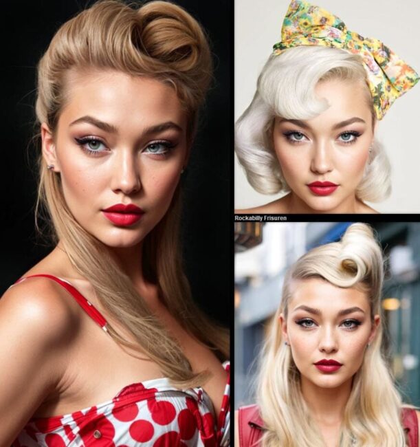 Verwunderlich Rockabilly Frisuren Damen Bild